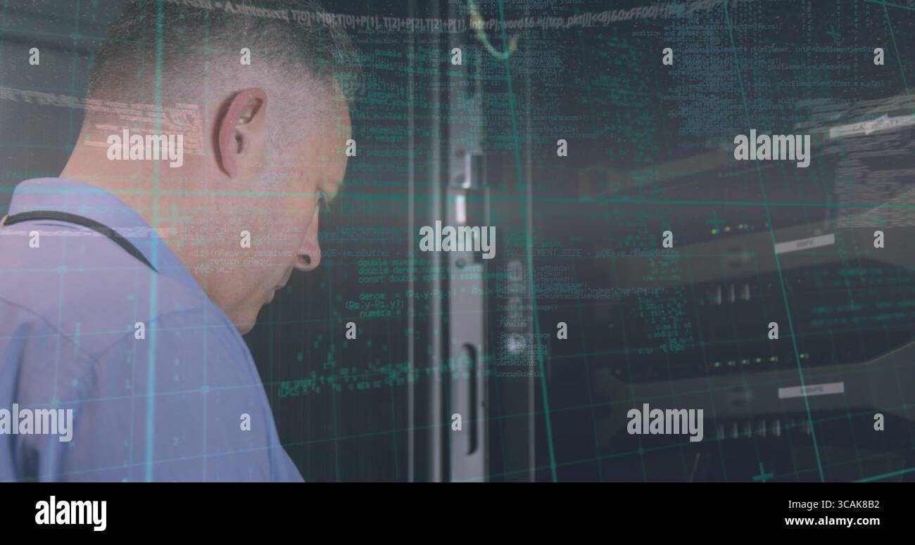 Led lights blinking on switches hi-res stock photography and images - Alamy