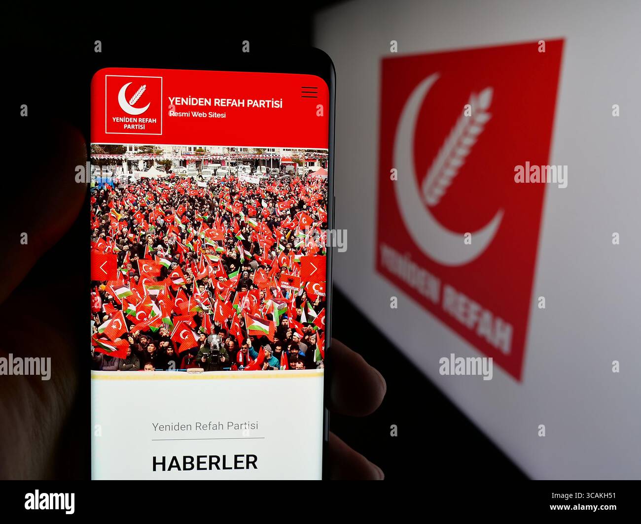 Germany. 21st July, 2025. In this photo illustration, a cellphone with ...