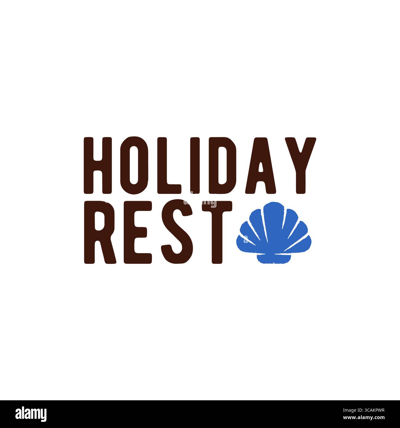 Holiday Rest Logo Stock Vector Image & Art - Alamy