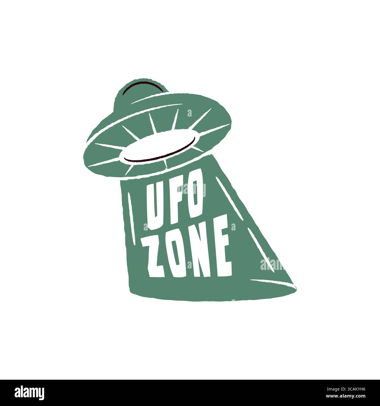 UFO Zone Logo Stock Vector Image & Art - Alamy