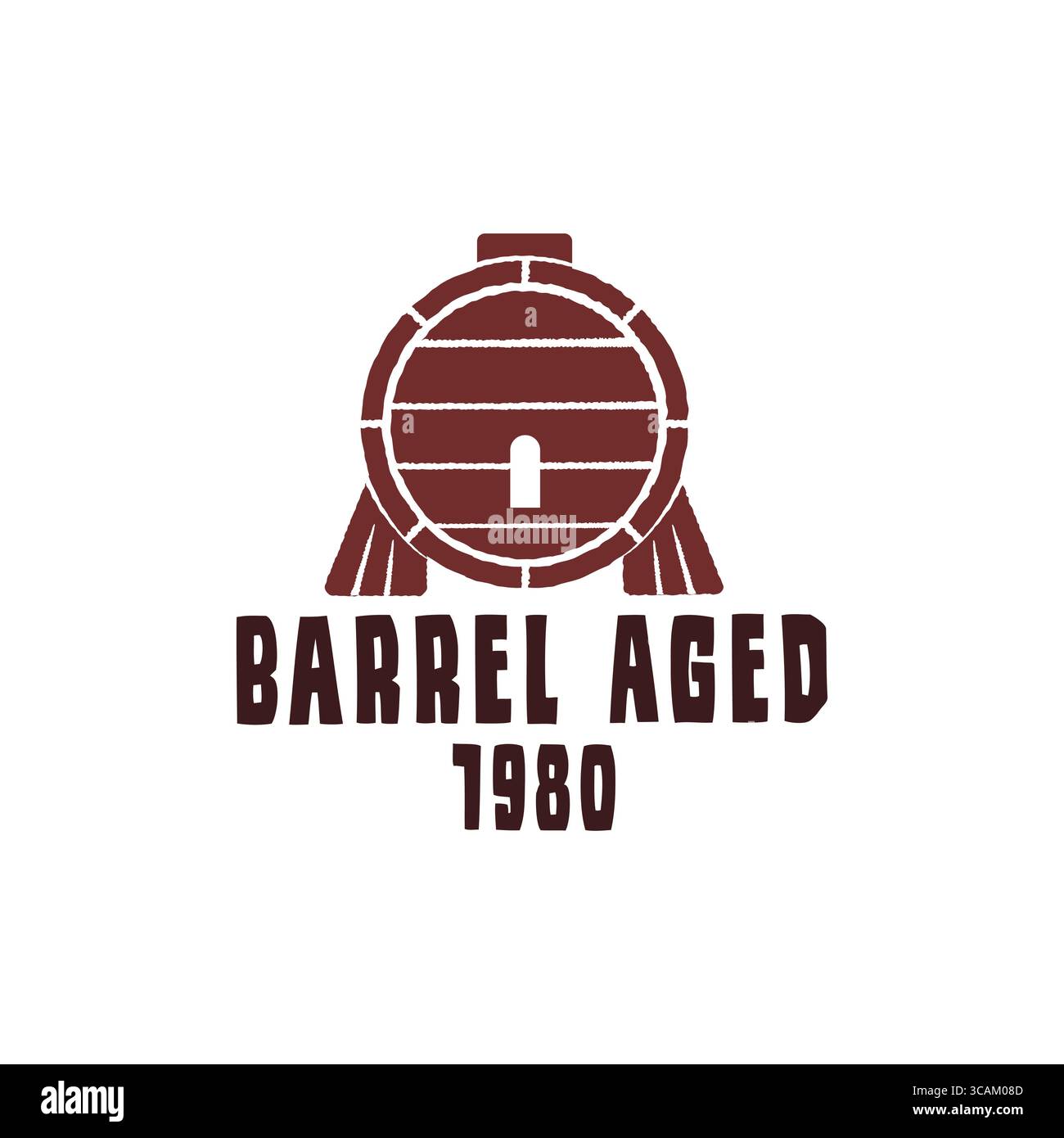 Old red wine barrel Stock Vector Images - Alamy
