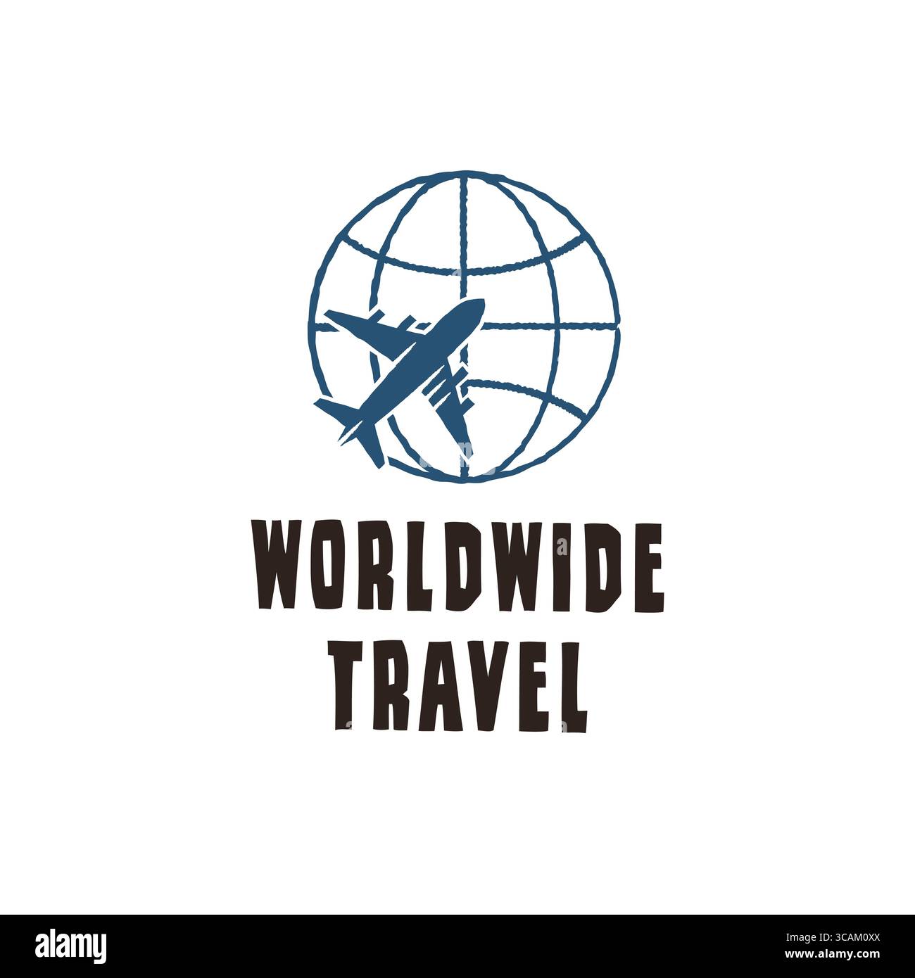 Worldwide Travel Logo Stock Vector Image & Art - Alamy