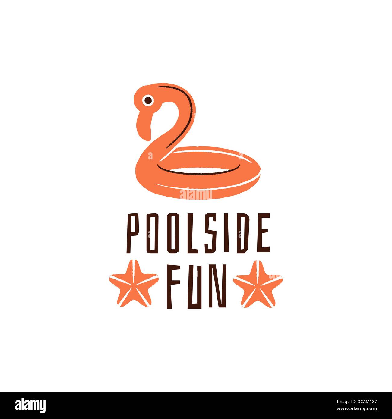Poolside Fun Logo Stock Vector Image & Art - Alamy