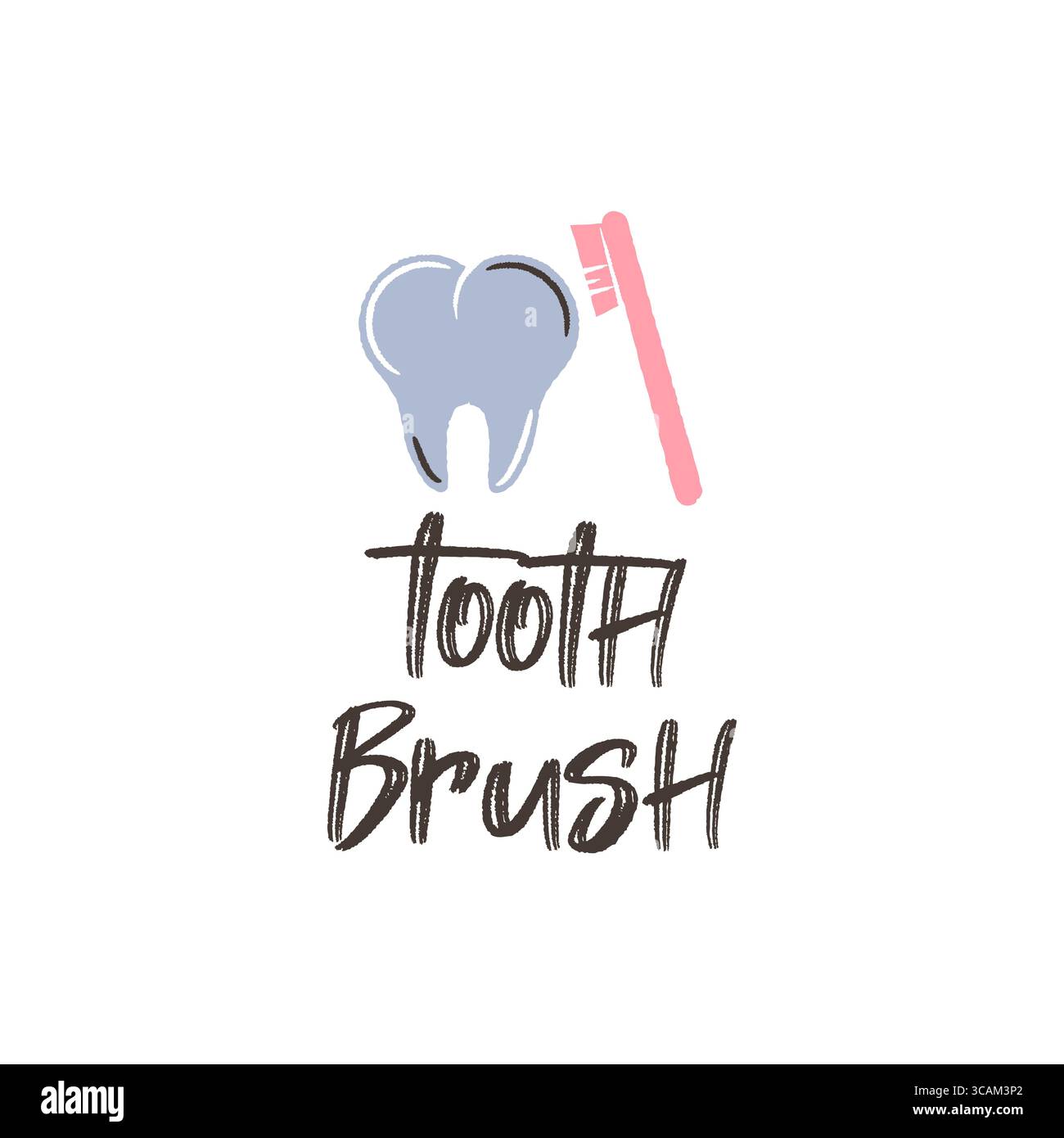 Toothbrush dental icon mouth Stock Vector Images - Alamy