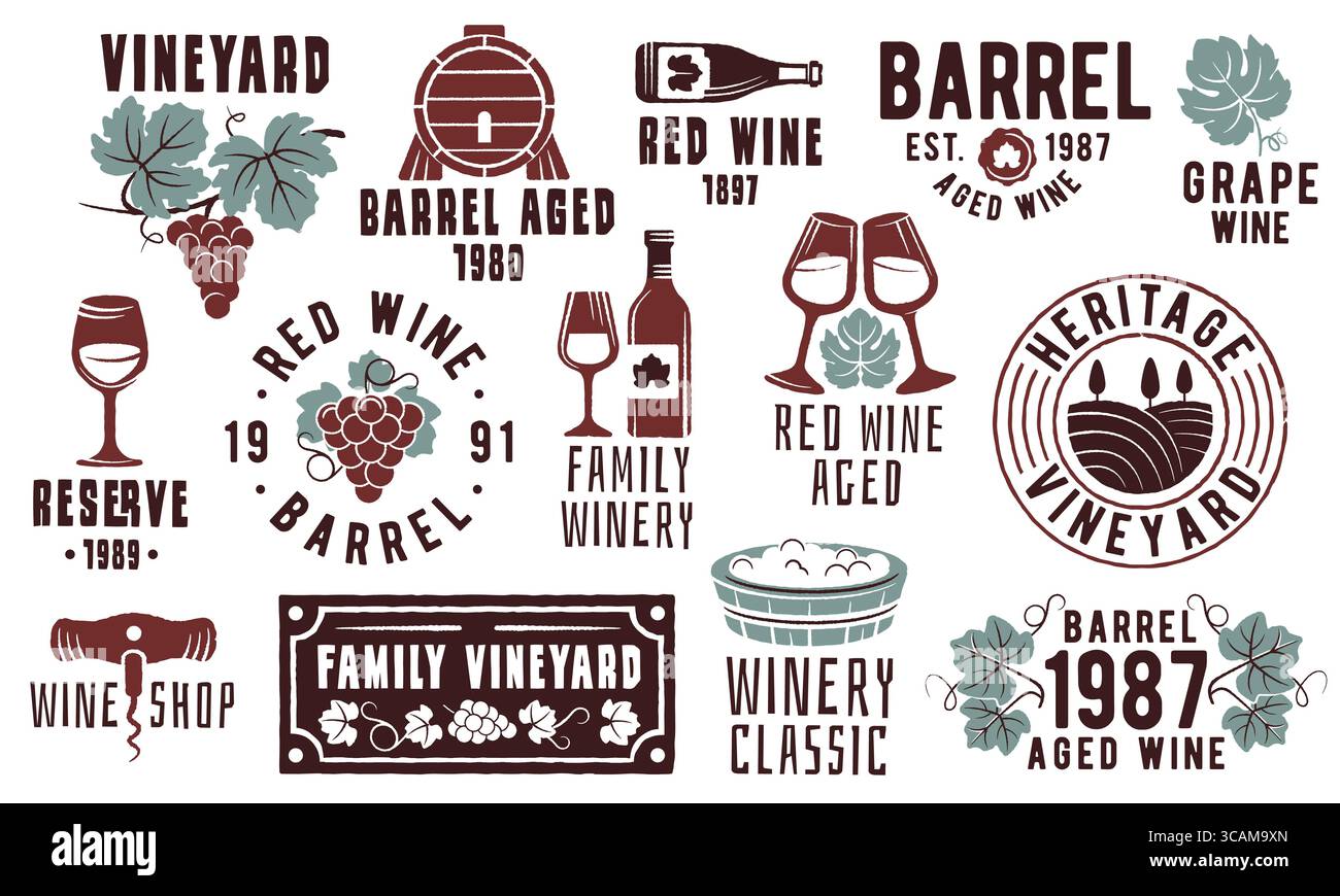 Wine barrel grapes Stock Vector Images - Alamy
