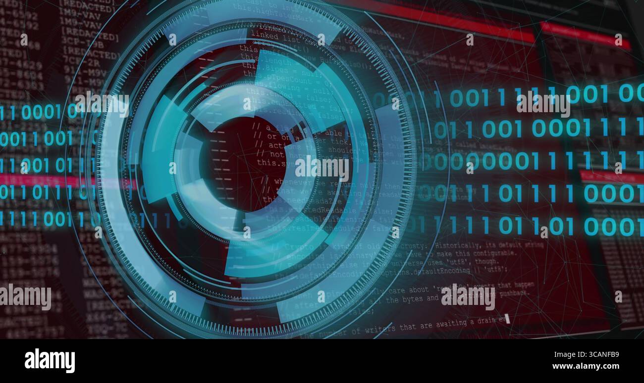 Displaying interface binary grid hi-res stock photography and images - Alamy