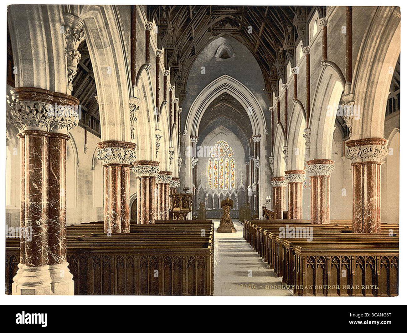 Welsh gothic church Cut Out Stock Images & Pictures - Alamy