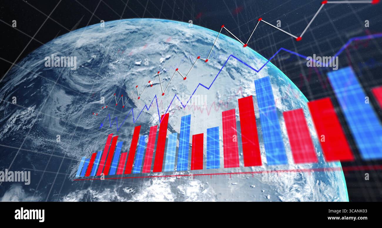 Displaying bar charts graph hi-res stock photography and images - Alamy