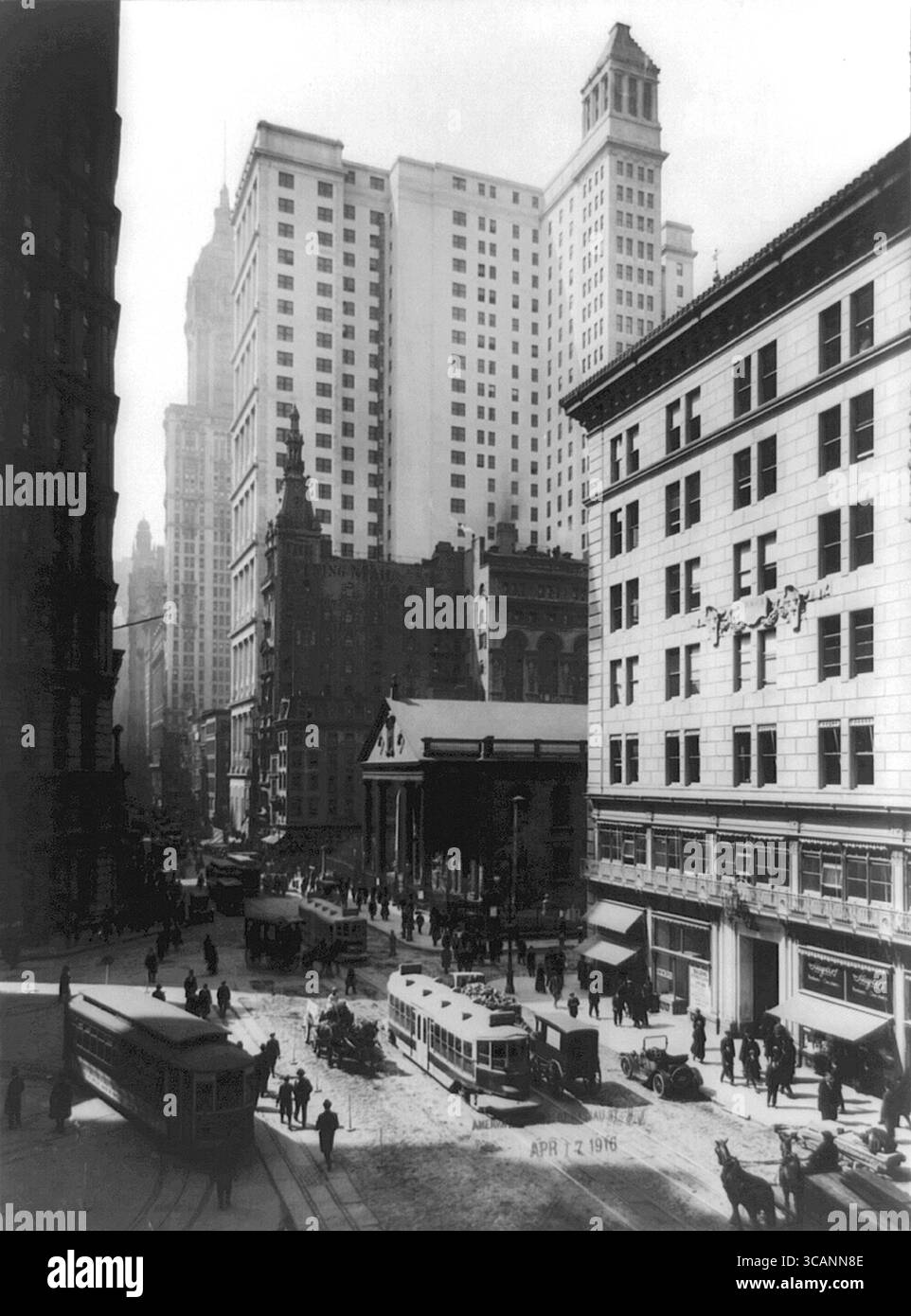 Historic view manhattan early Black and White Stock Photos & Images - Alamy