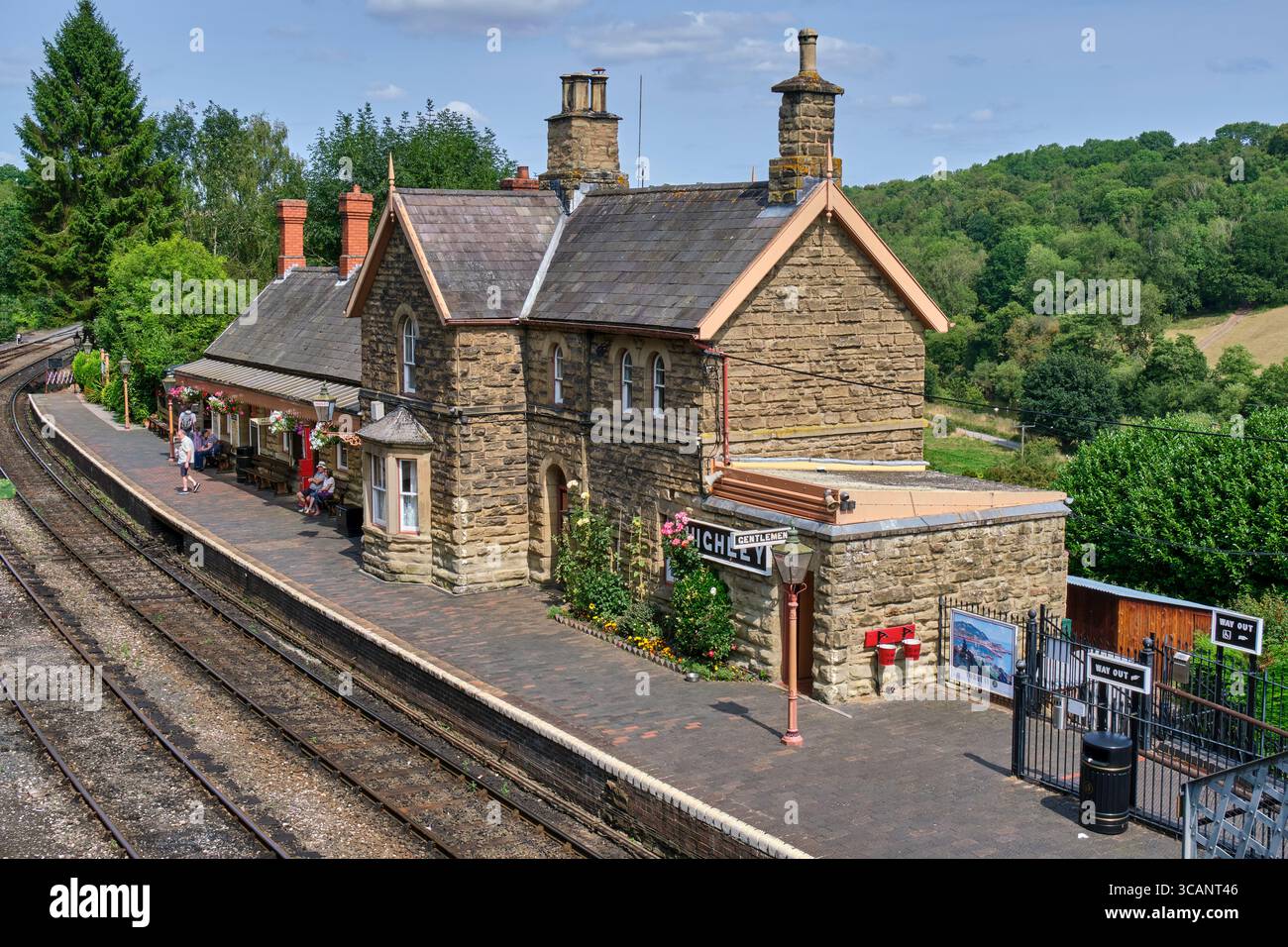 Highley Station on the Severn valley Railway Line, Highley, Shropshire ...