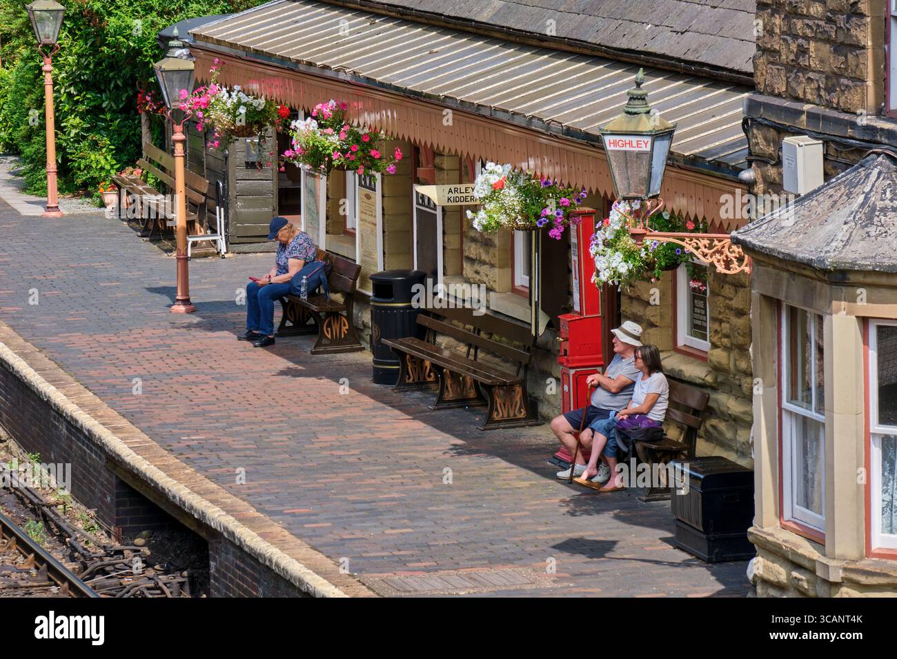 Highley Station on the Severn Valley Railway Line, Highley, Shropshire ...