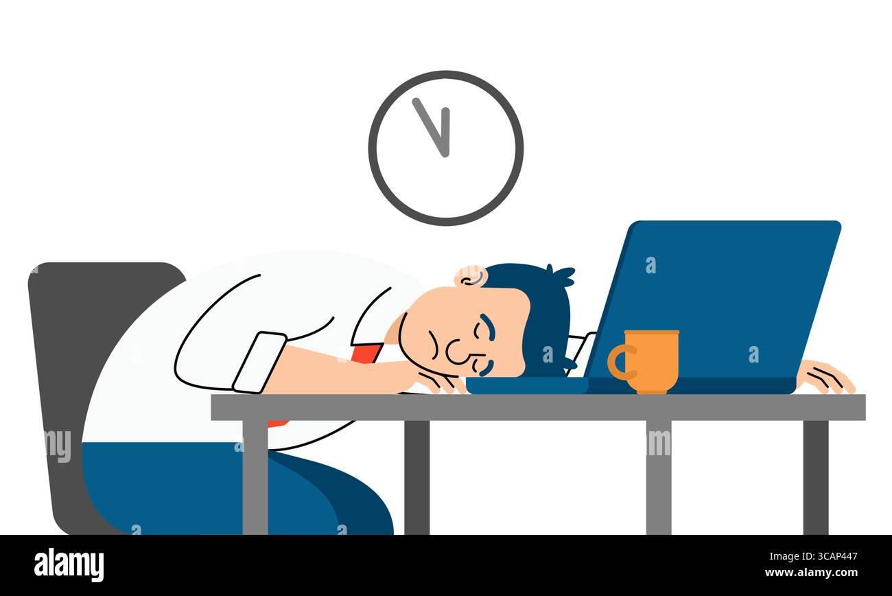 Man chair balance Stock Vector Images - Alamy