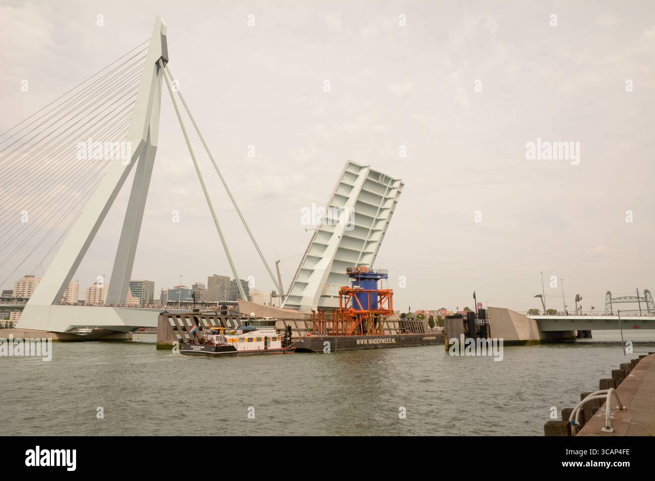 Raised bascule to let tall ship through hi-res stock photography and ...