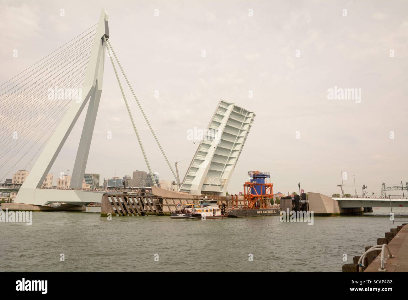 Raised bascule to let tall ship through hi-res stock photography and ...