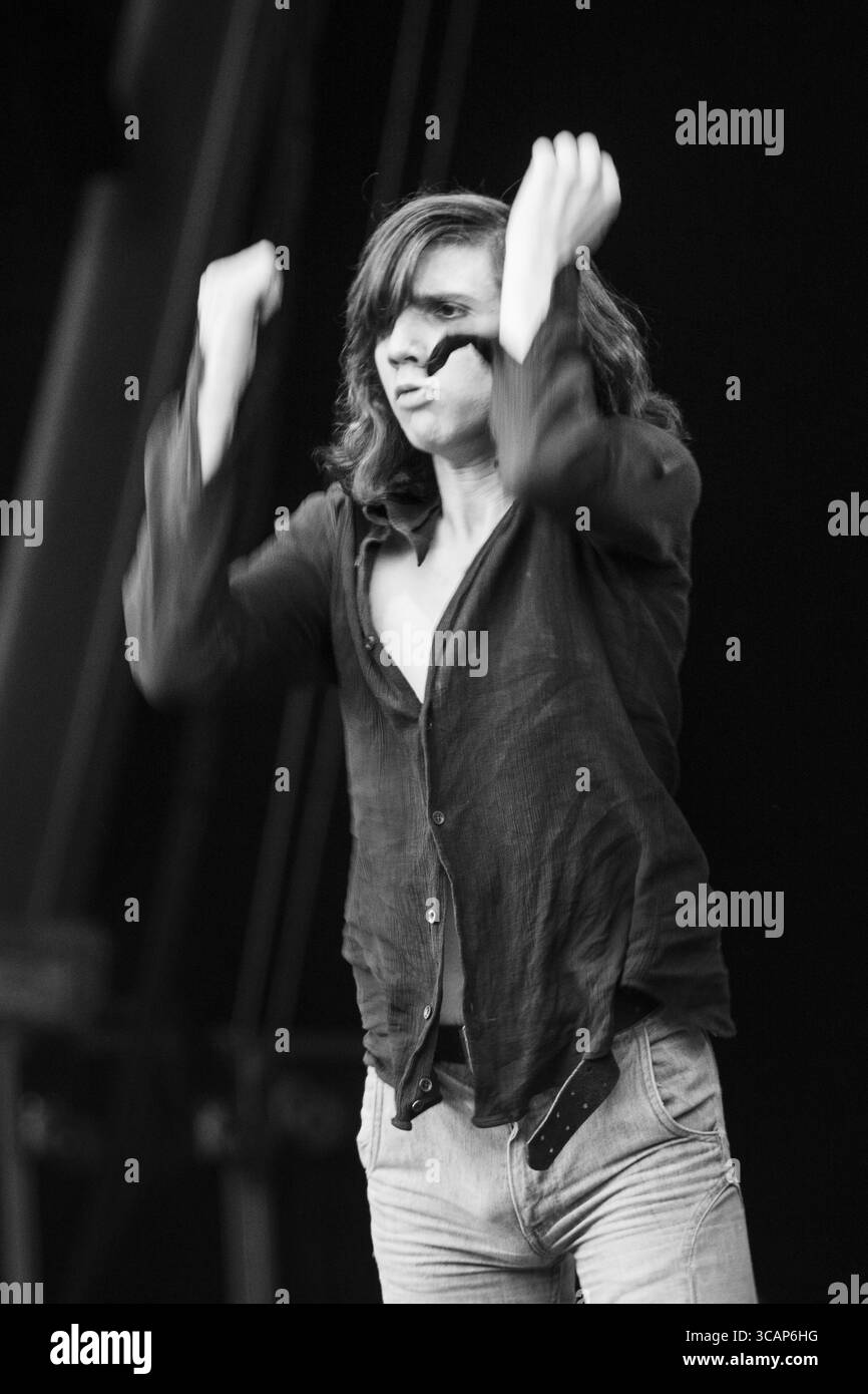 The mountain brothers concert Black and White Stock Photos & Images - Alamy