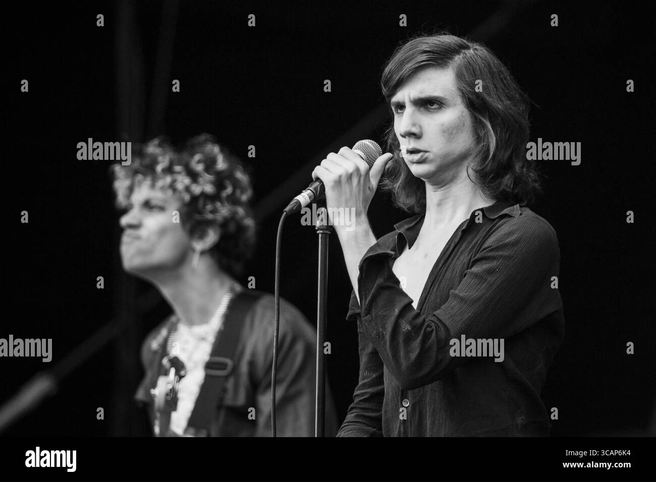 The mountain brothers concert Black and White Stock Photos & Images - Alamy