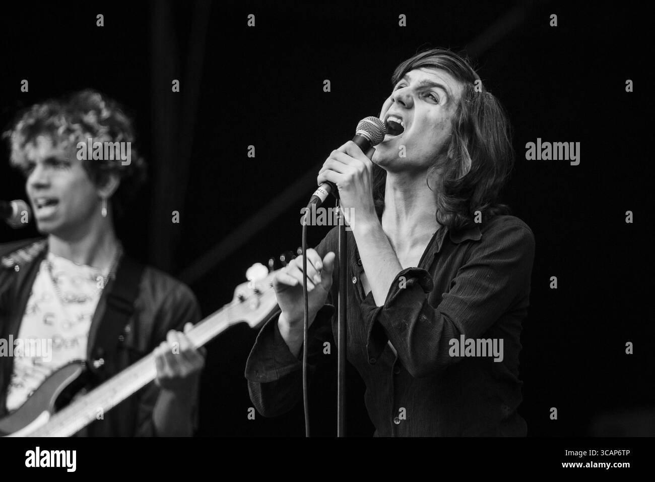 The mountain brothers concert Black and White Stock Photos & Images - Alamy