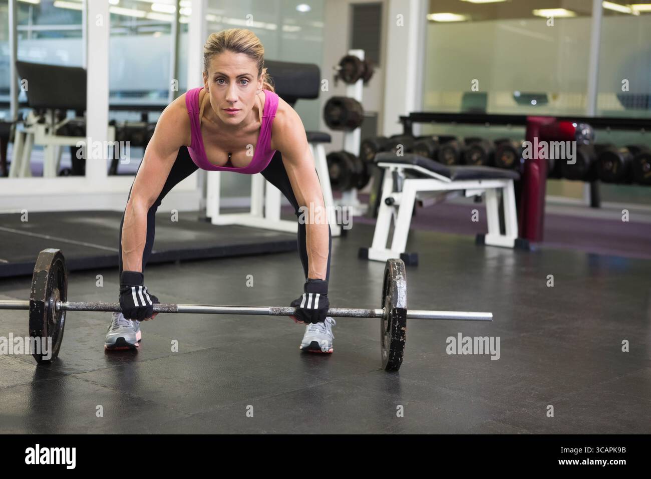 Female bending over hi-res stock photography and images - Alamy