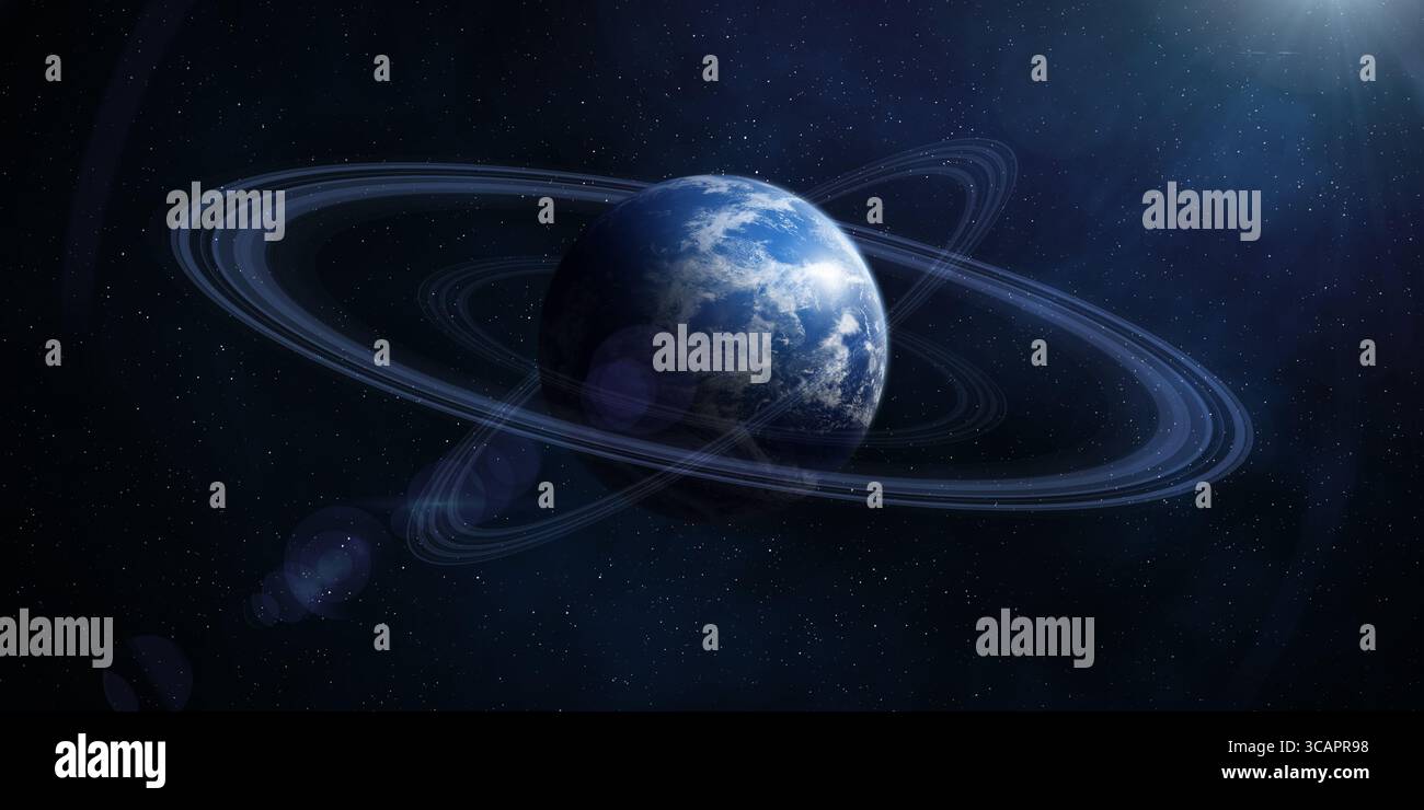 Planet Earth from a alternate universe. An Earth analog known as an ...