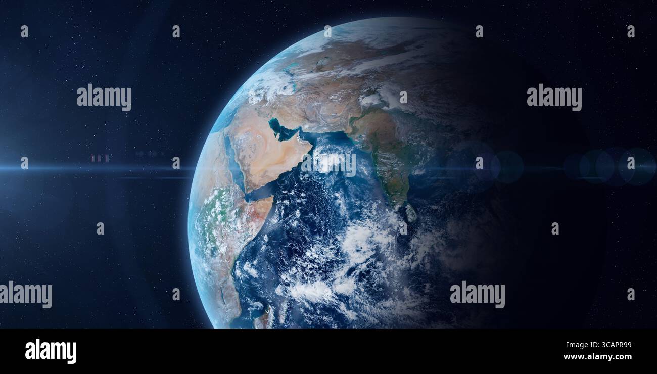 Middle east nasa map hi-res stock photography and images - Alamy