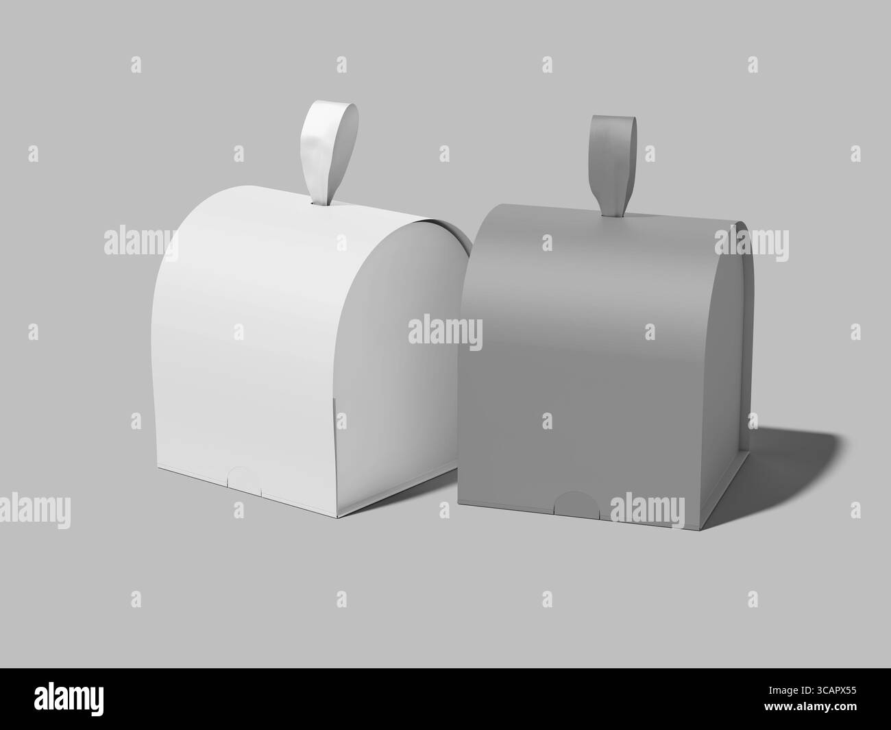 Arch Handle Cake Box Mockup Stock Photo - Alamy
