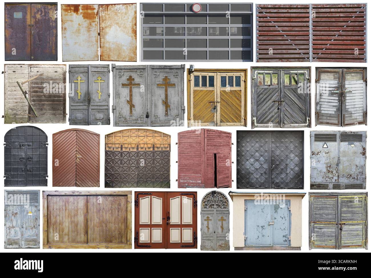 Iron gate set on Cut Out Stock Images & Pictures - Alamy