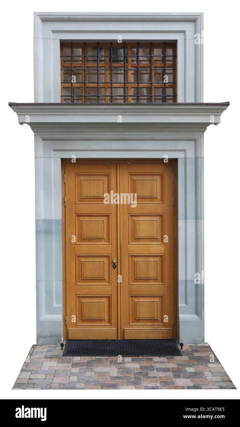 Door and street structure Cut Out Stock Images & Pictures - Alamy