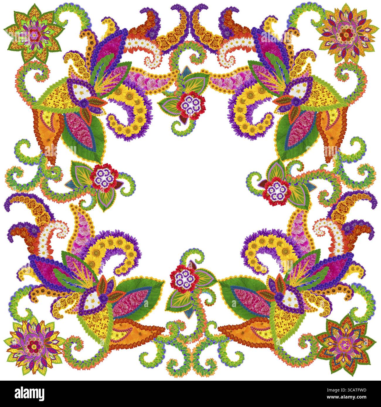 Arabic style frame decorative Cut Out Stock Images & Pictures - Alamy