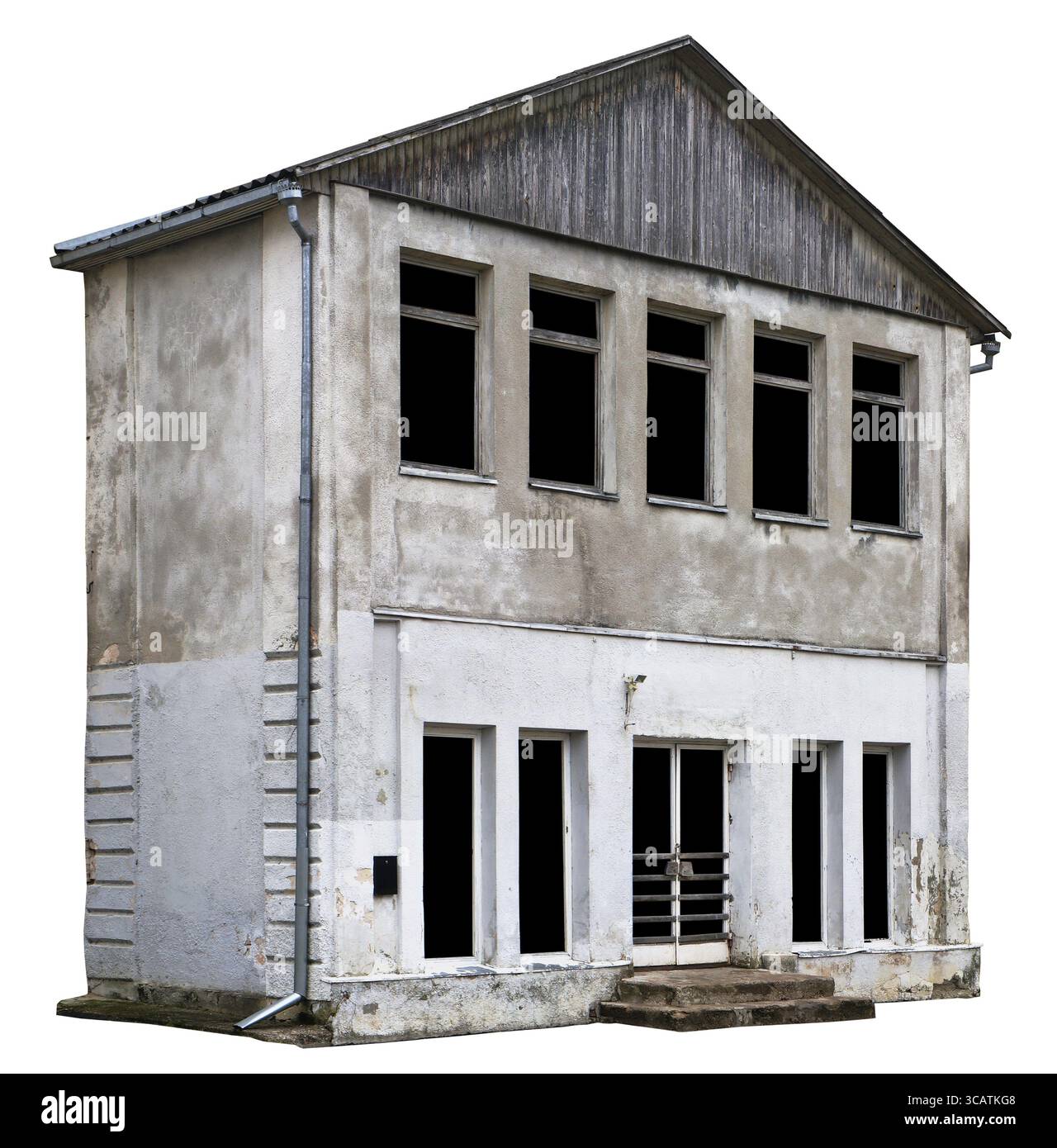 The strange collapsing narrow two-storeyed shed will be broken soon ...