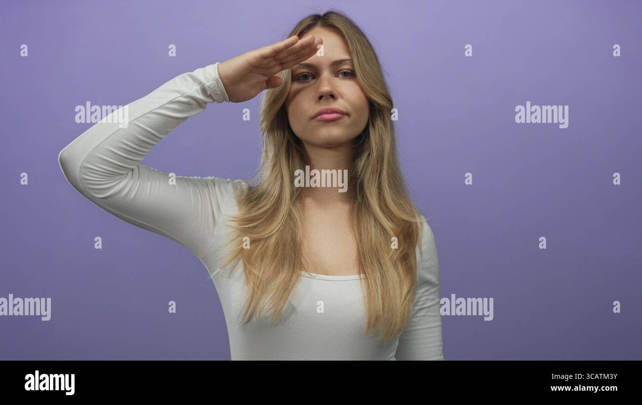 Woman long blonde hair lifts hi-res stock photography and images - Alamy