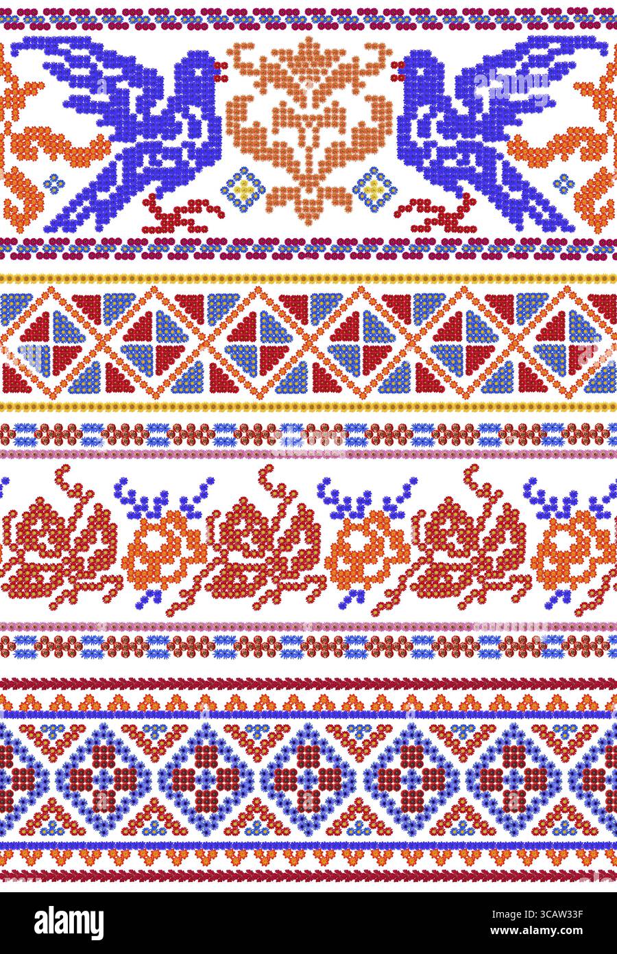 Russian embroidery shirt Cut Out Stock Images & Pictures - Alamy