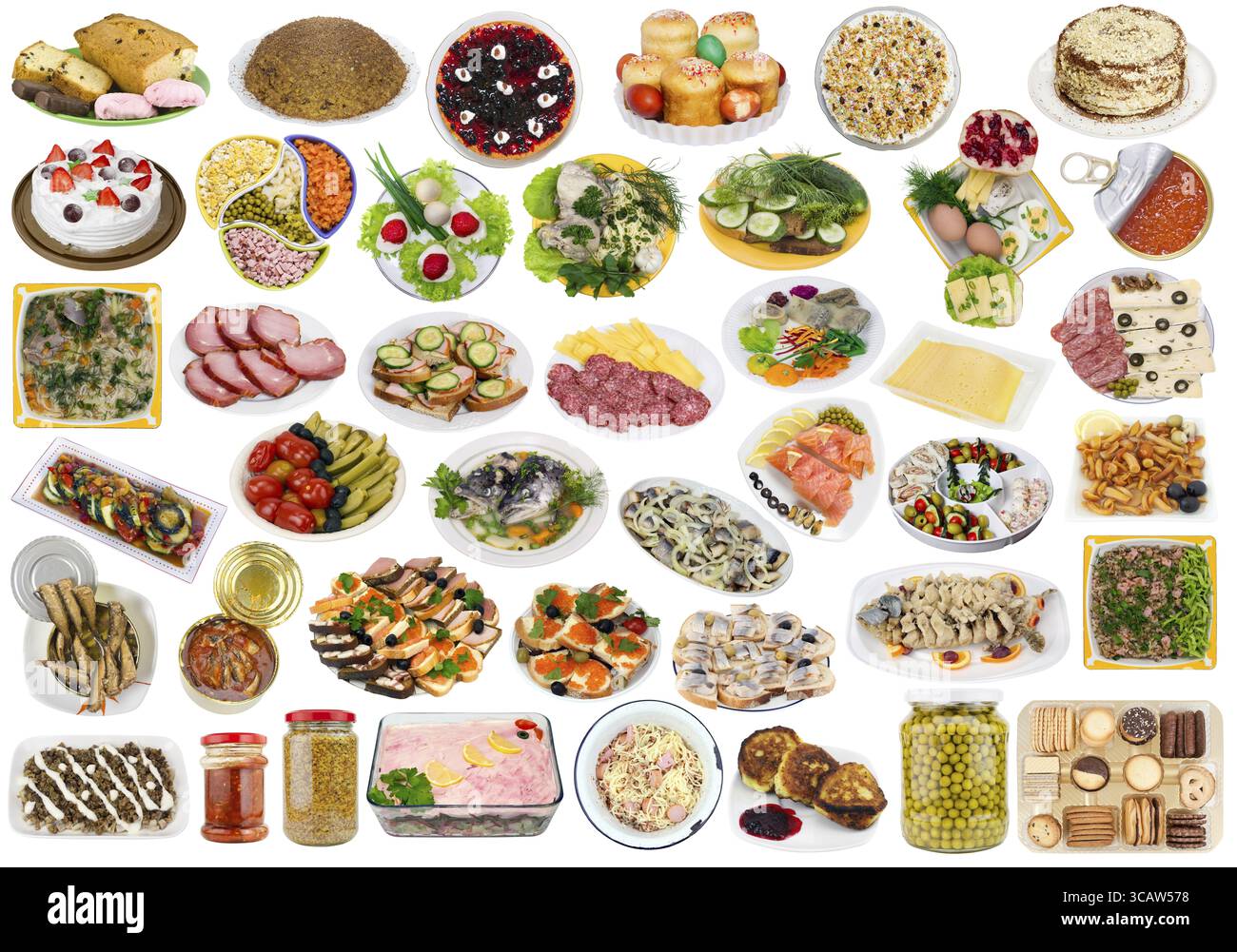 Simple picture of food Cut Out Stock Images & Pictures - Alamy