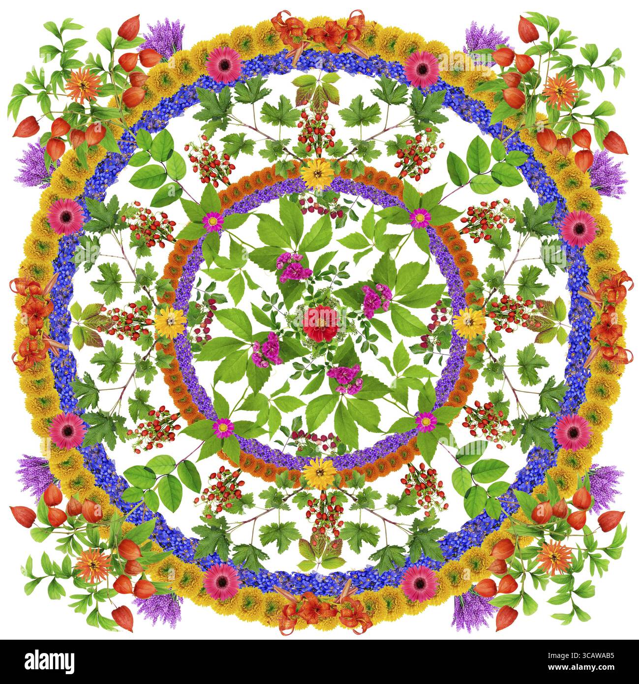 Mandala - Happiness -spiritual and ritual symbol in Buddhism, made from ...