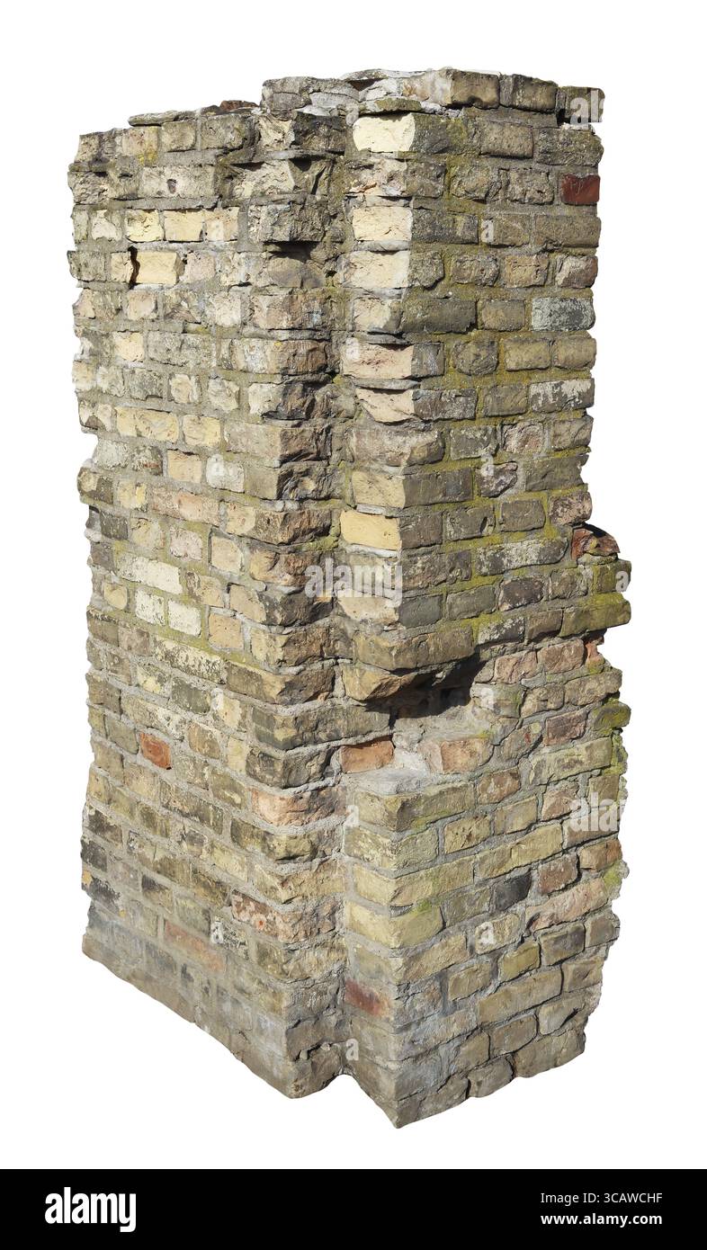 Destroyed building wall Cut Out Stock Images & Pictures - Alamy