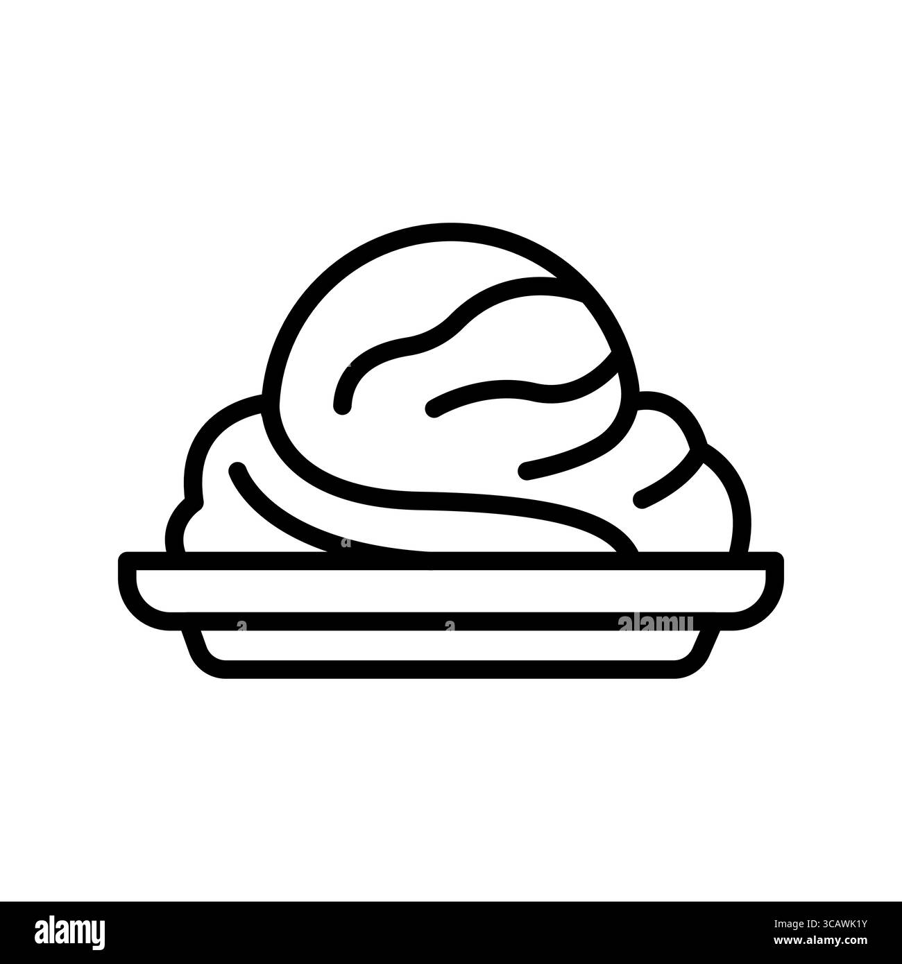 High quality ice cream Black and White Stock Photos & Images - Alamy