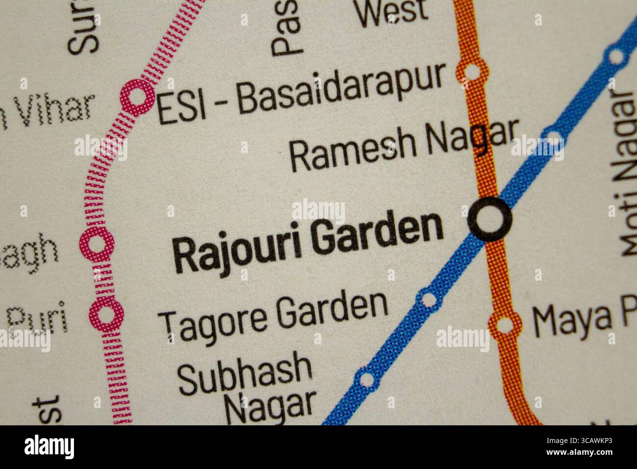 Delhi metro map hi-res stock photography and images - Alamy