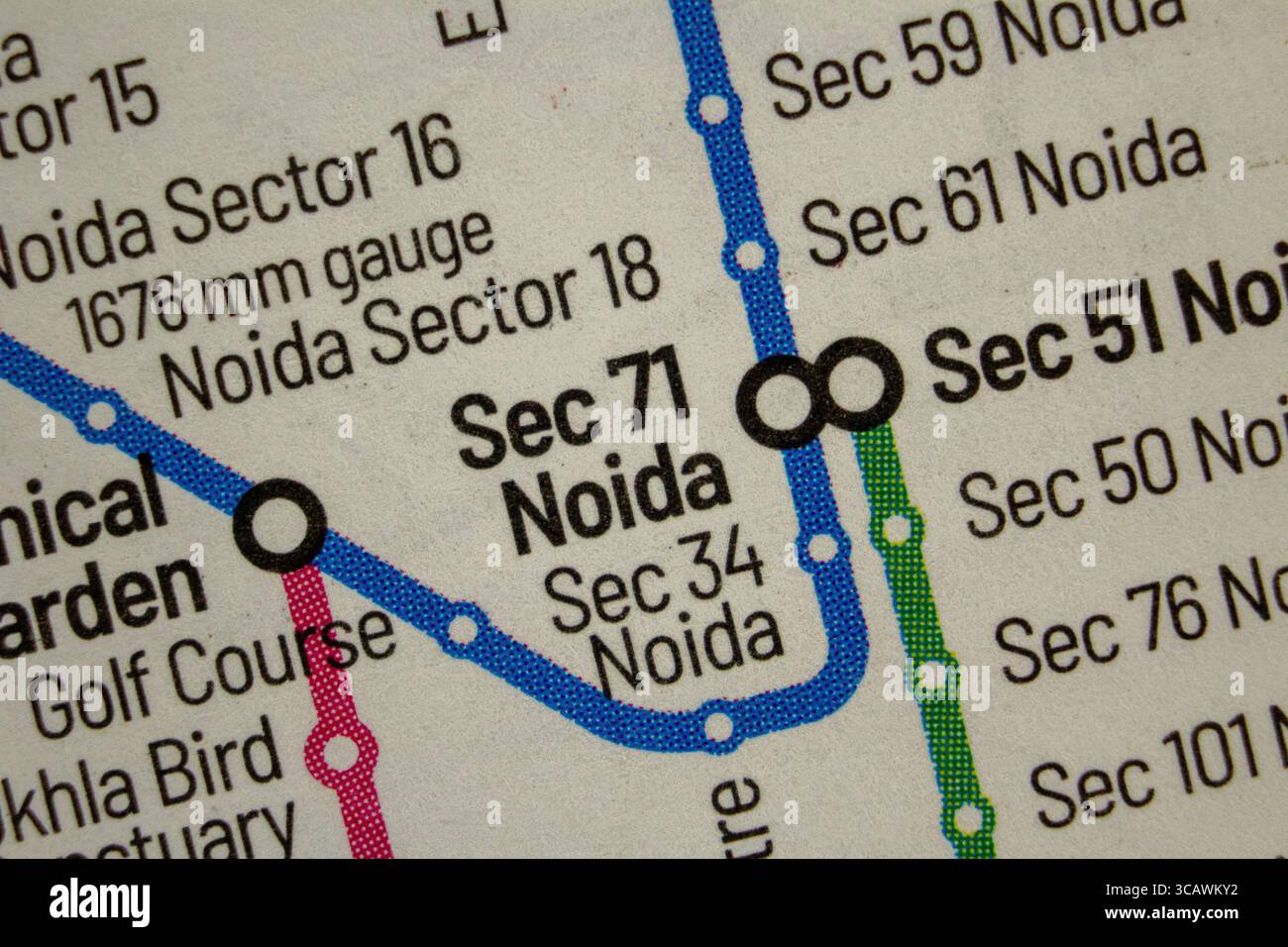 Delhi metro map hi-res stock photography and images - Alamy