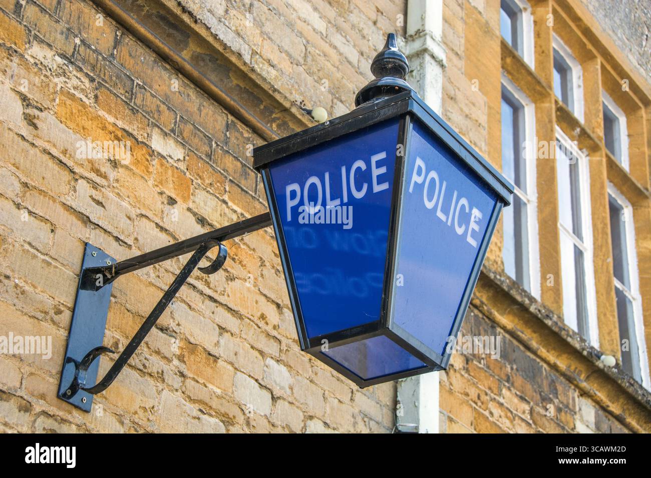 police station with Vintage light Stock Photo - Alamy