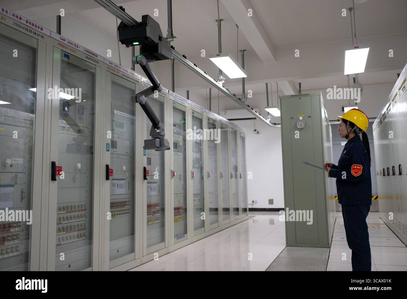 Robot inspecting substation hi-res stock photography and images - Alamy