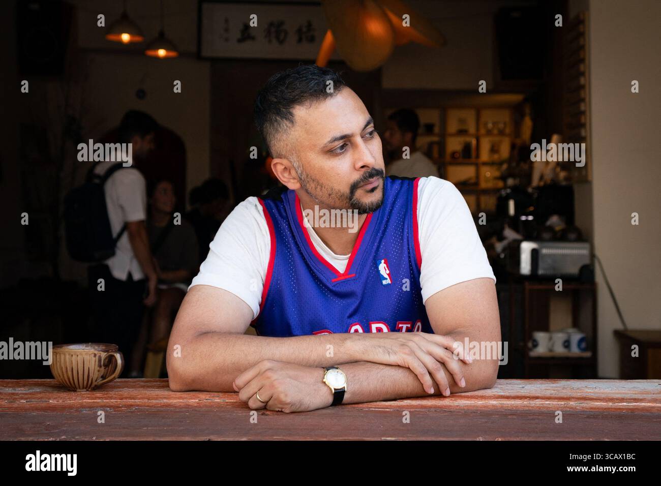 Amar Wala, director of the film "Shook," poses for a portrait at Rooms ...