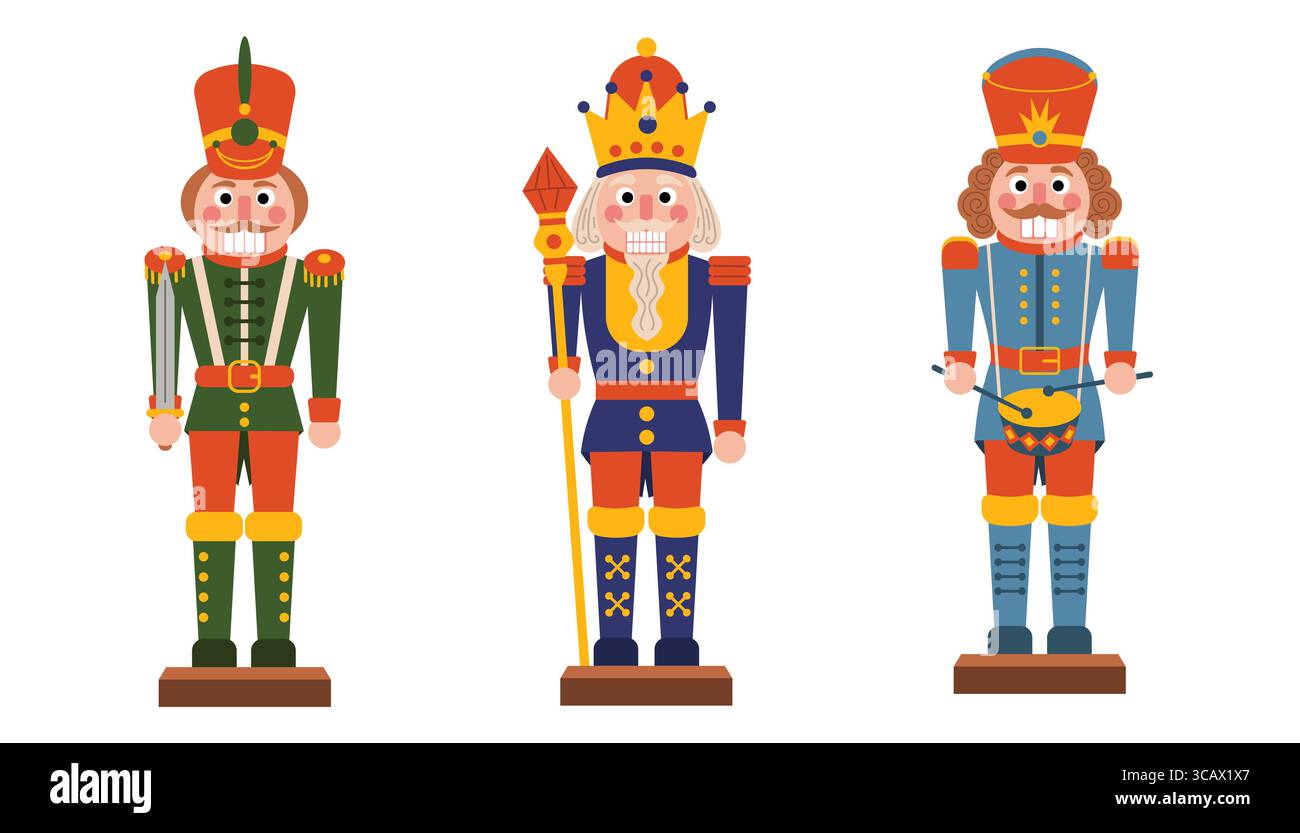 Wooden red toy in Stock Vector Images - Alamy