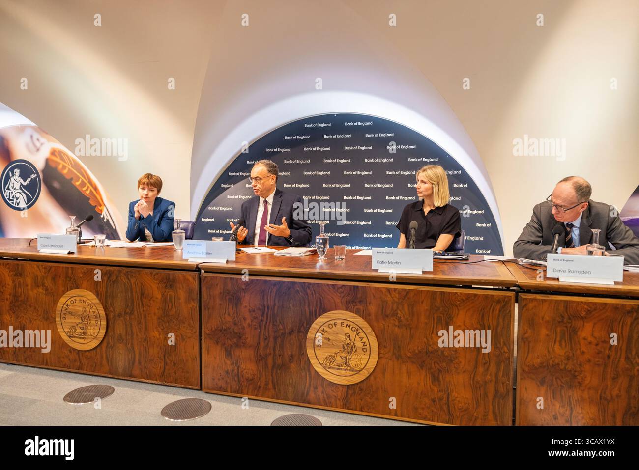 London, UK. 07 AUG, 2025. Panel answers journalist questions as the ...