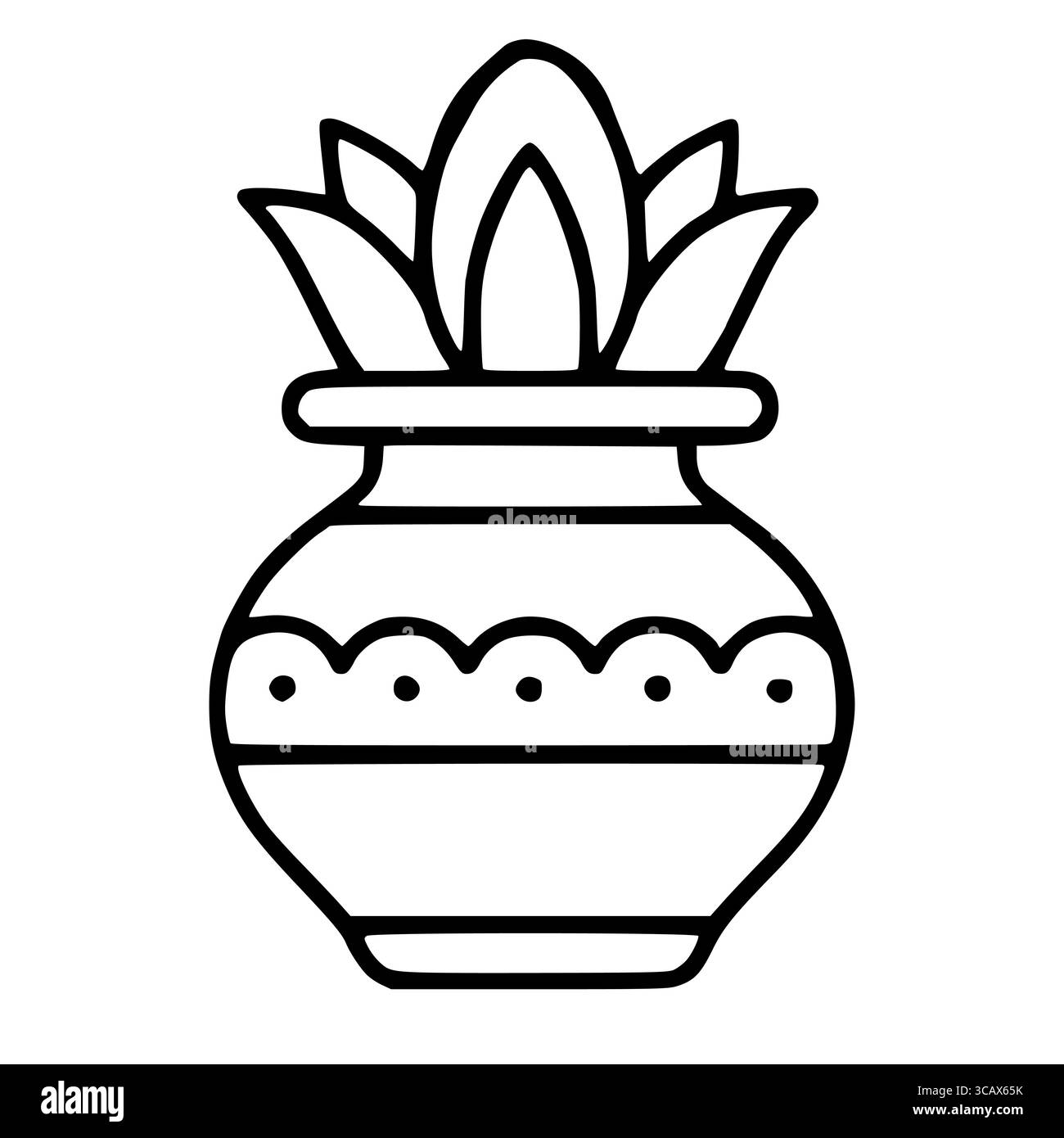 Kalash vector vectors Black and White Stock Photos & Images - Alamy