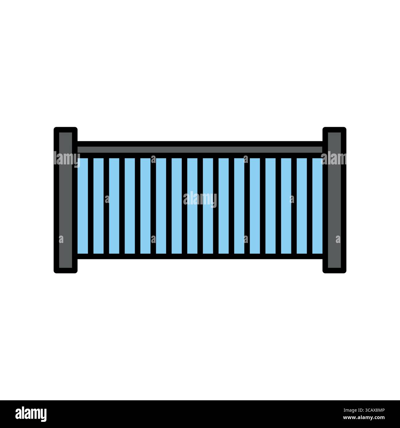 Rail support protection Stock Vector Images - Alamy