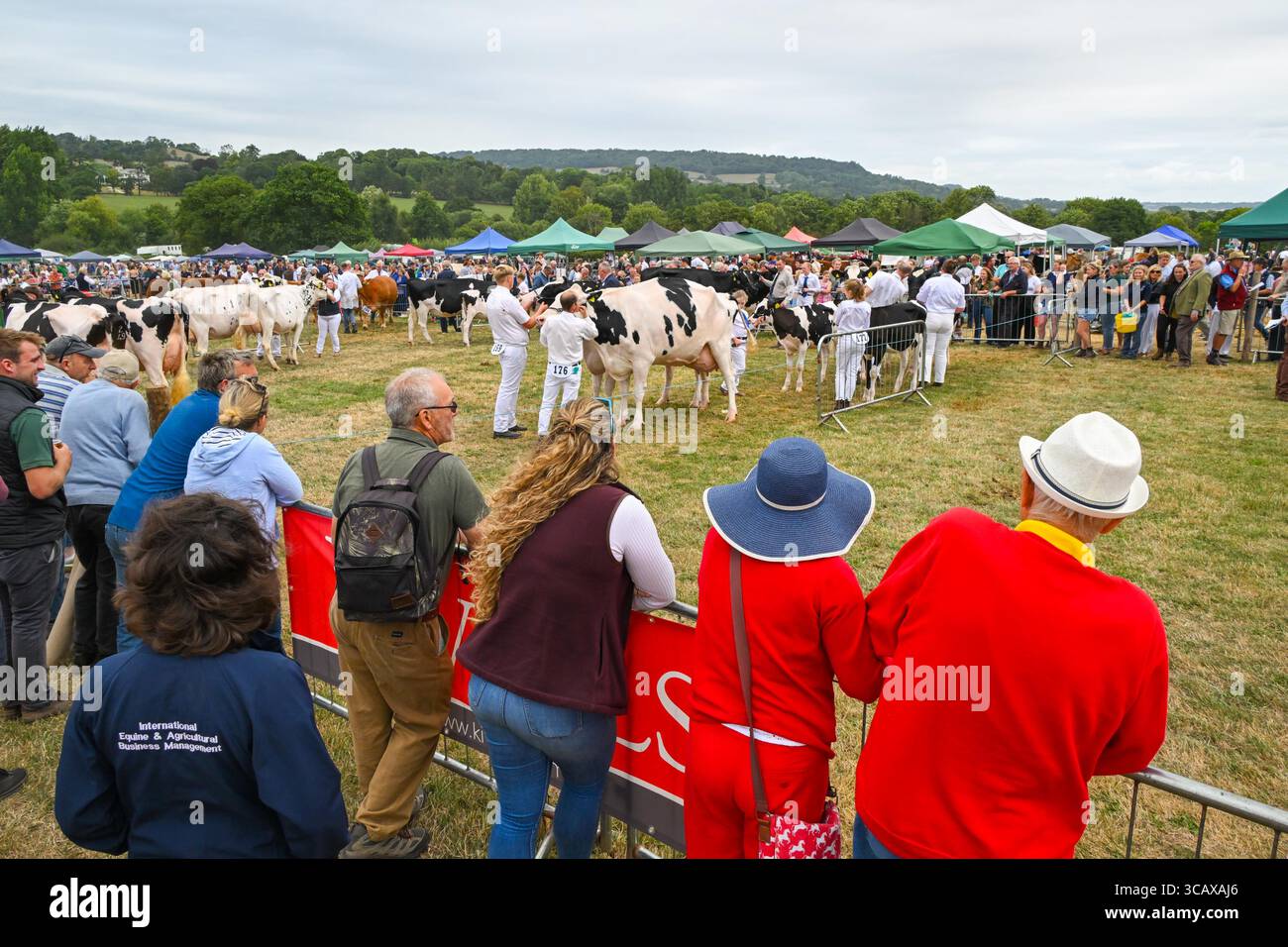 Honiton, Devon, UK. 7th August 2025. Visitors at the Honiton Show in ...