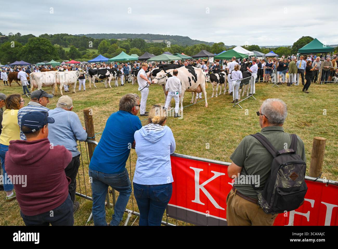 Honiton, Devon, UK. 7th August 2025. Visitors at the Honiton Show in ...