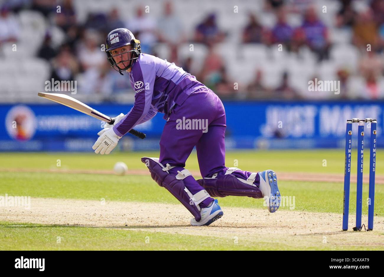 Northern Superchargers' Hollie Armitage running during the Hundred ...