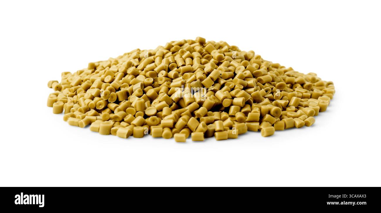 Pile yellow plastic granules hi-res stock photography and images - Alamy