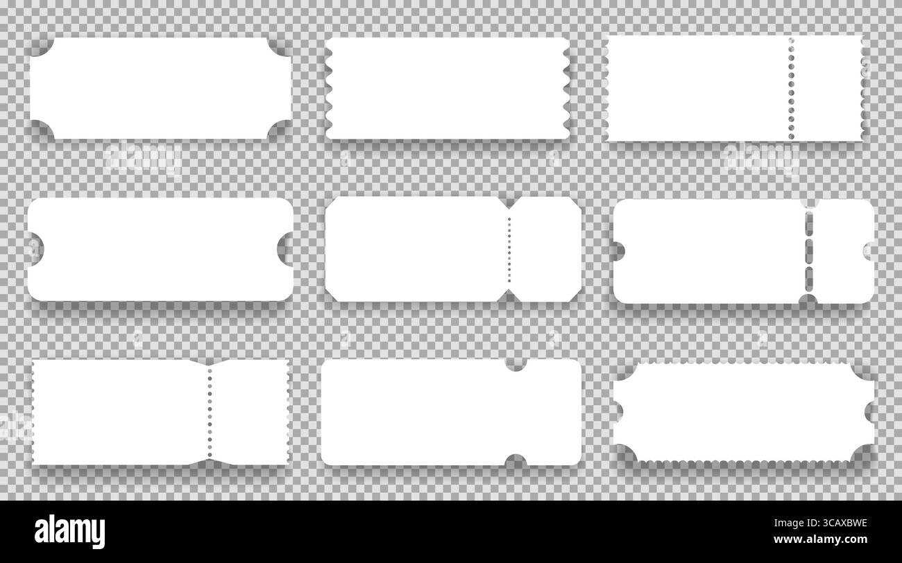 Retro ticket, coupon or voucher. Cinema concert paper tag with ...
