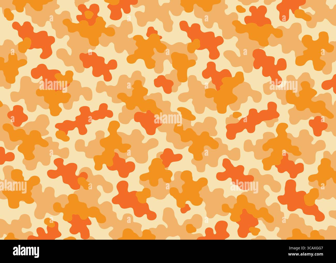 orange camouflage pattern. vector background illustration for web ...